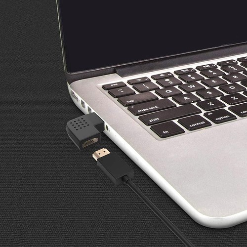 8 Pack HDMI Angled Adapter Combo Kit, Mini Micro Male to Female, Black ...