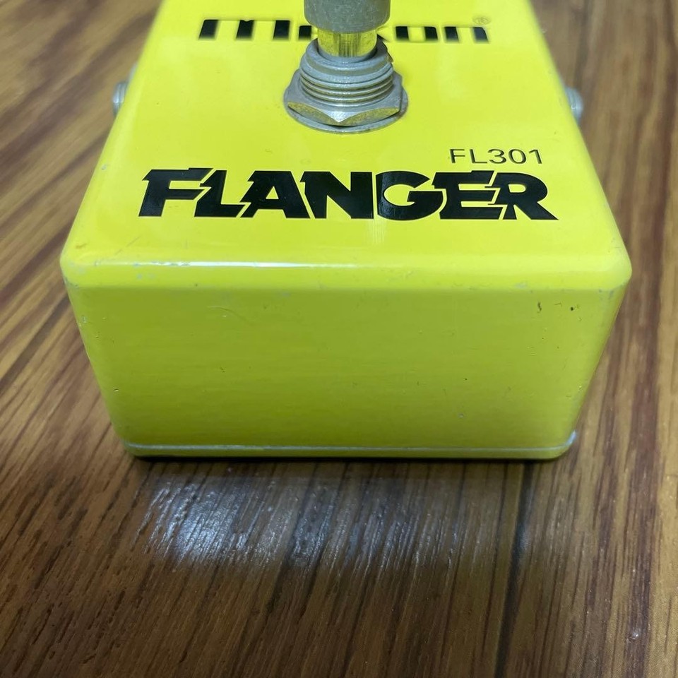 Maxon FL301 Flanger Pedal Yellow Case Speed Width Regen Used Japan ...