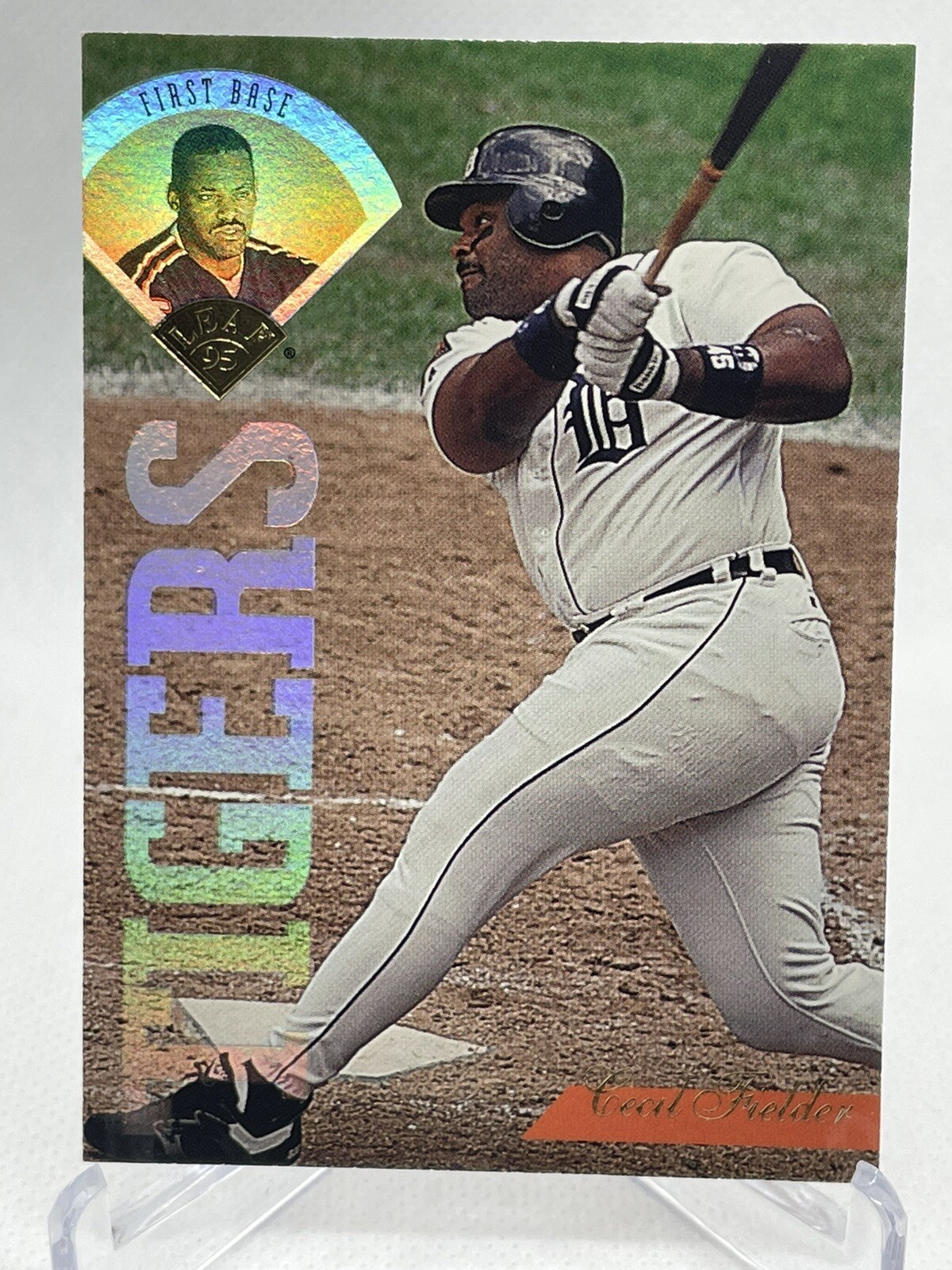 1995 Leaf Cecil Fielder Tigers Baseball Card | eBay