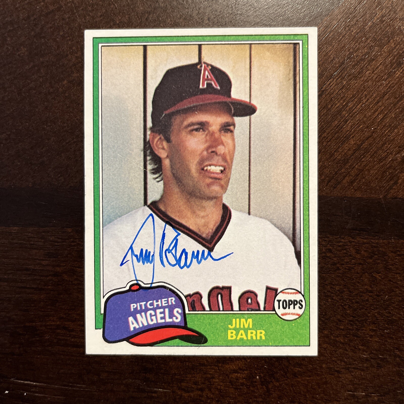 JIM BARR 1981 TOPPS AUTOGRAPHED SIGNED AUTO BASEBALL CARD | eBay