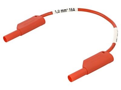 VSFK 8500/SIL1/25/RT test lead 16A banana plug 4mm, both sides UN | eBay