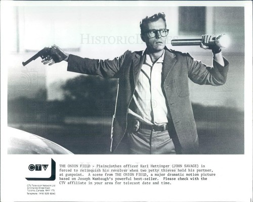 Undated Press Photo Actor John Savage in 1979 Film The Onion Field ...