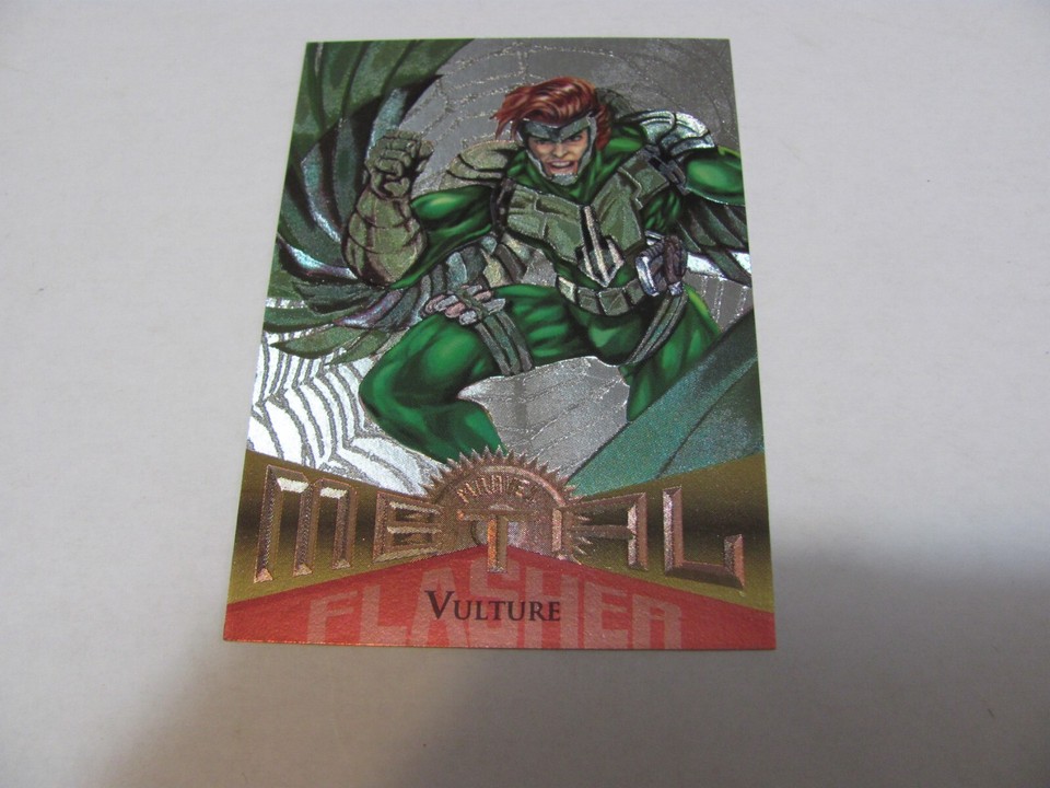 1995 Fleer Marvel Metal Silver Flasher Cards. Complete Your Set! 1-138 ...