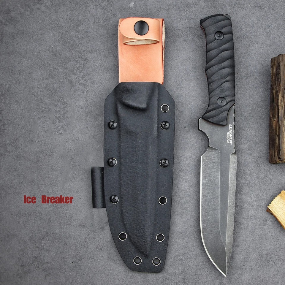 Cold Blade Ice Breaker Handmade Edition straight SLEIPNER Steel hunting ...