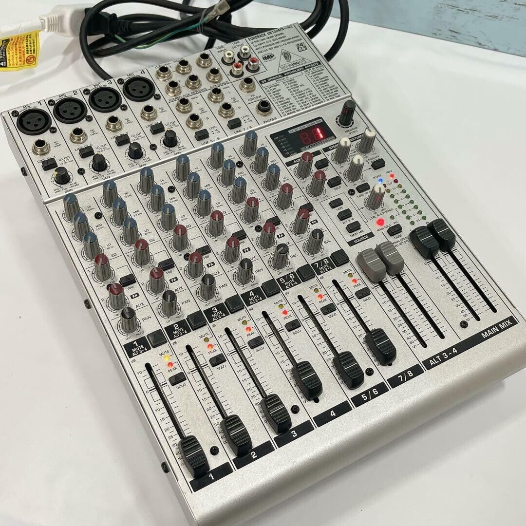 Behringer Eurorack UB1204FX-Pro 12 Channel Analog Mic Mixer Behringer Eurorack UB1204FX-Pro 12 Channel Analog Mic Mixer