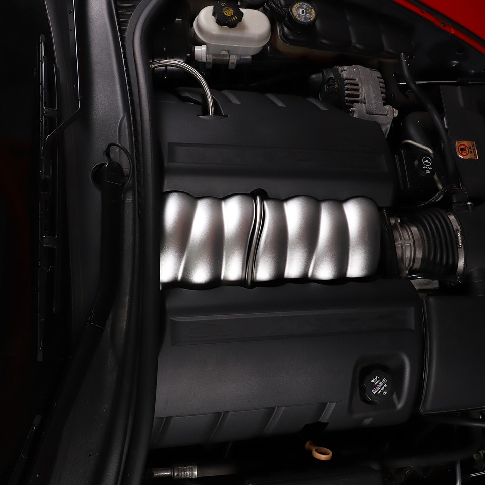 Aluminum LS3 Engine Intake Plenum Cover Dress Up Plate Fits Corvette C6 ...