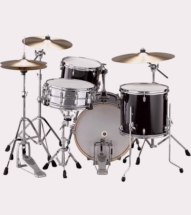 Yamaha Percussion SBP0F4HRB Stage Custom Hip 4-Piece Drum Set - Raven ...