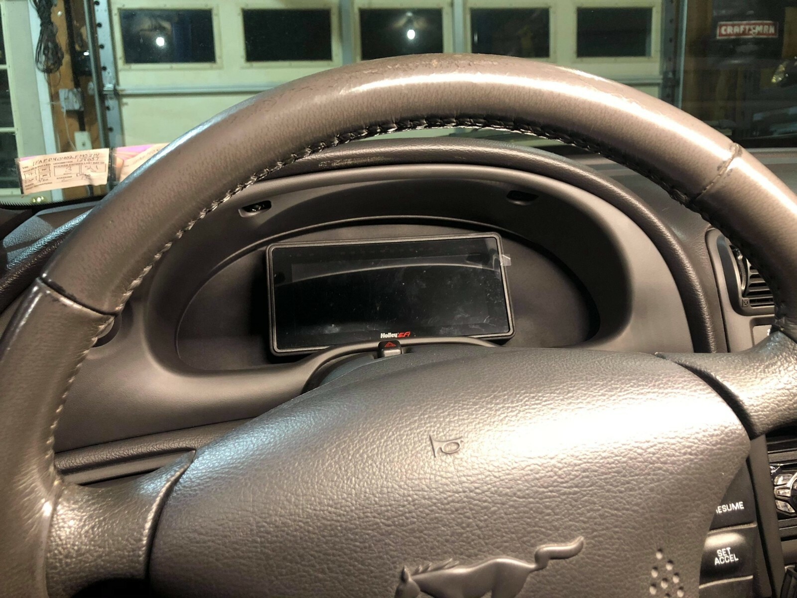 94-04 Ford Mustang EFI Custom Dash Mount - Holley / Haltech | eBay