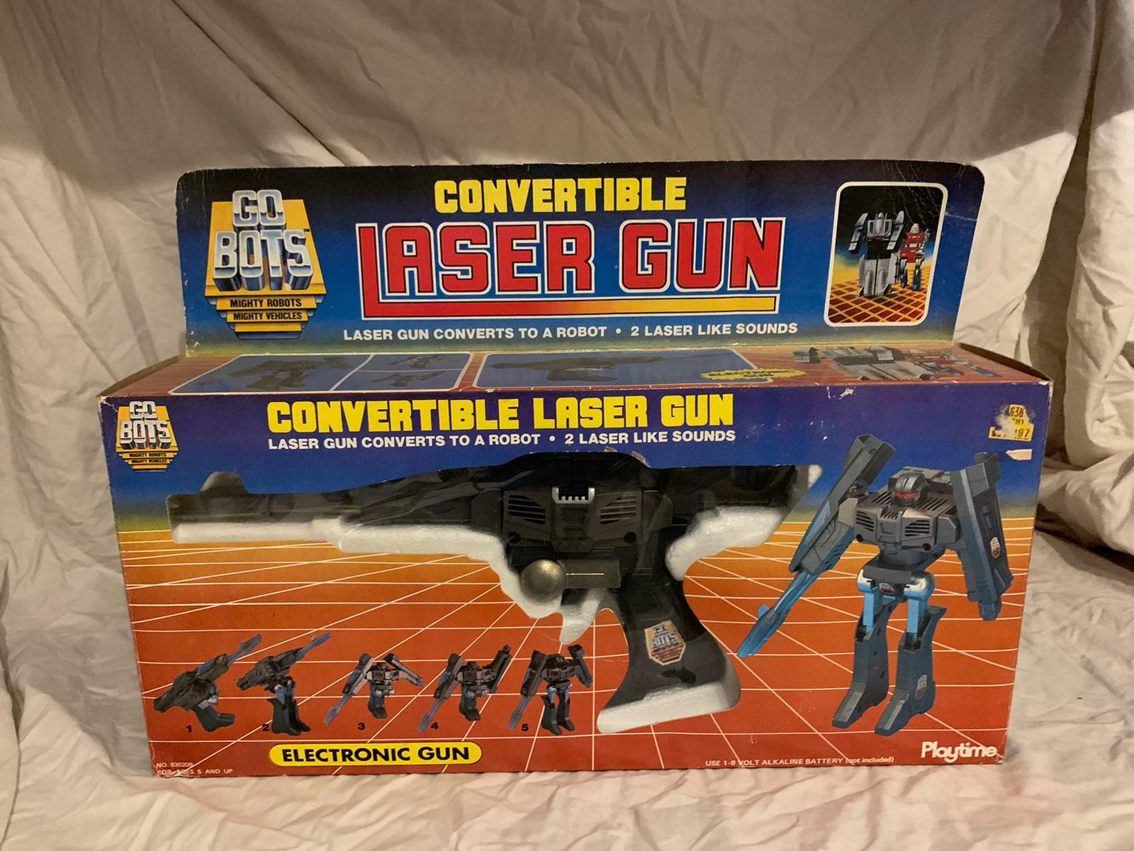 TRANSFORMERS/GOBOTS CONVERTIBLE LASER GUN COMPLETE BOXED | eBay