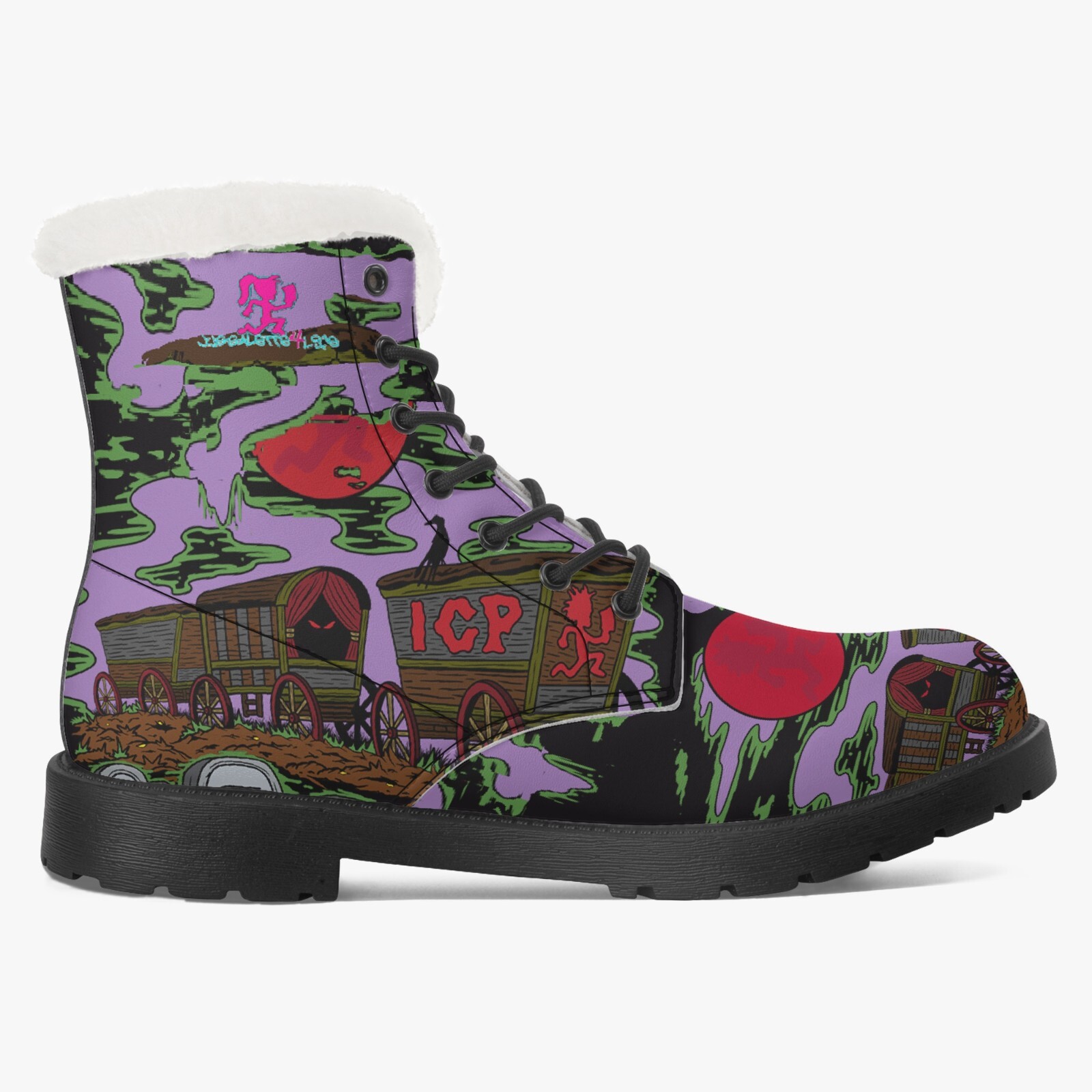 ICP Train of Terror Unisex Juggalo Sneakers Custom kicks Clown Shoes ...