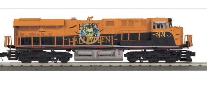 MTH RAILKING IMPERIAL HALLOWEEN ES44AC DIESEL ENGINE 30-20756-1! O ...