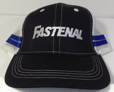 Fastenal Racing Cap - Black with White Mesh - New | eBay
