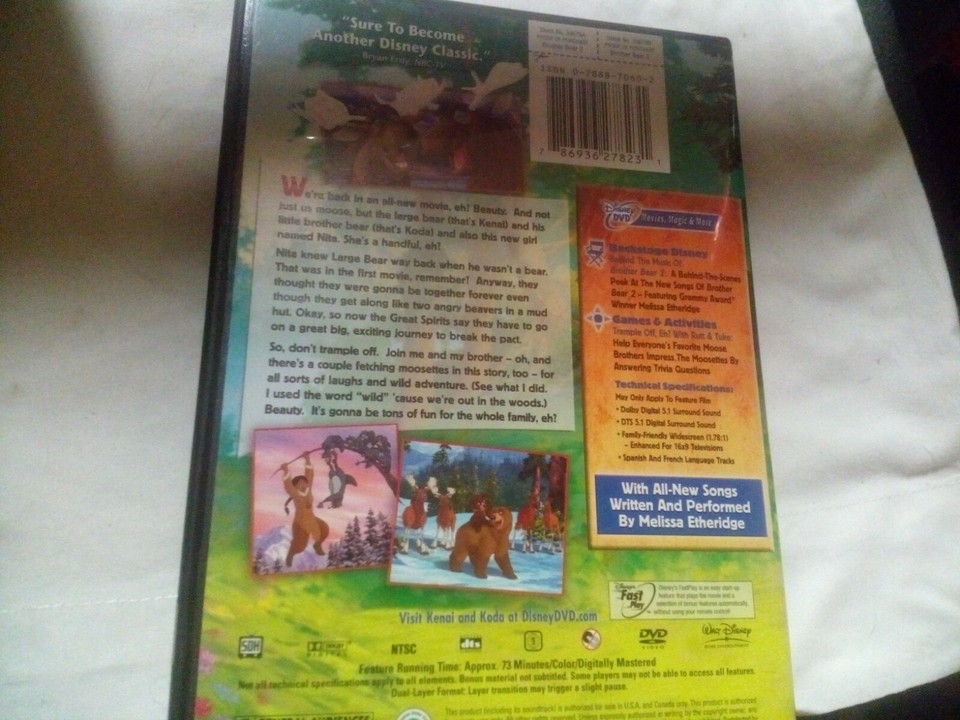 BROTHER BEAR 2 DVD the moose are on the loose | eBay