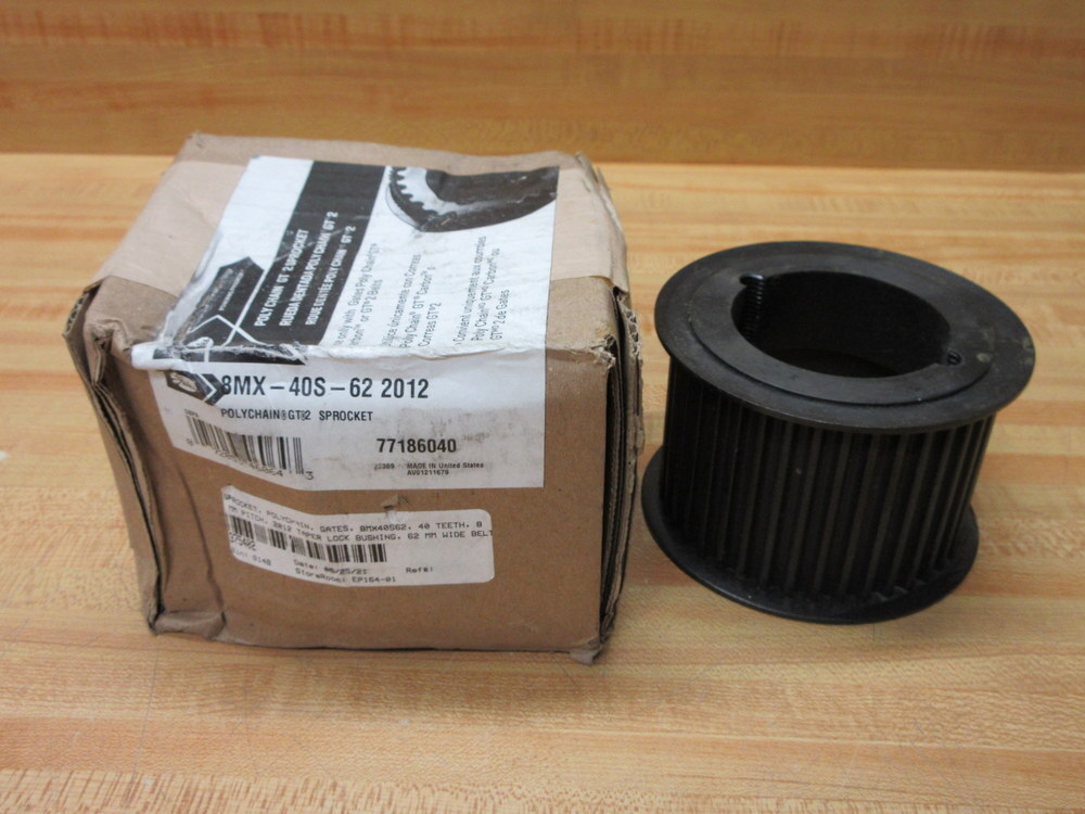 Gates 77186040 Polychain Sprocket 8MX-40S-62-2012 | eBay
