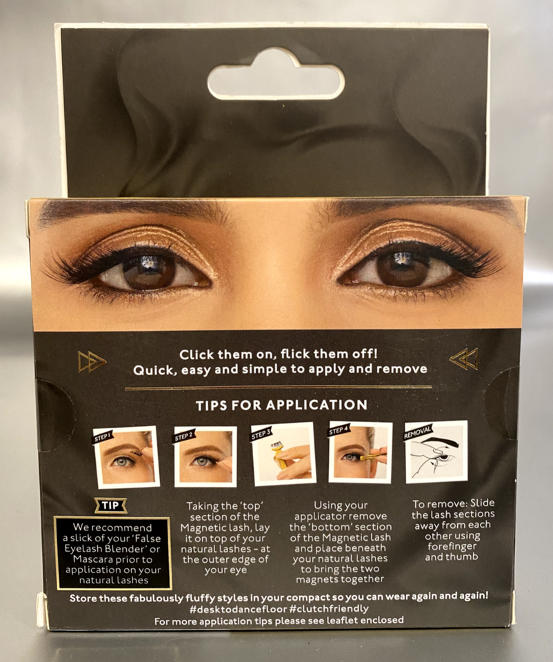 Eylure Luxe Magnetic Mink Effect Lashes, Corner Lashes, Baroque | eBay