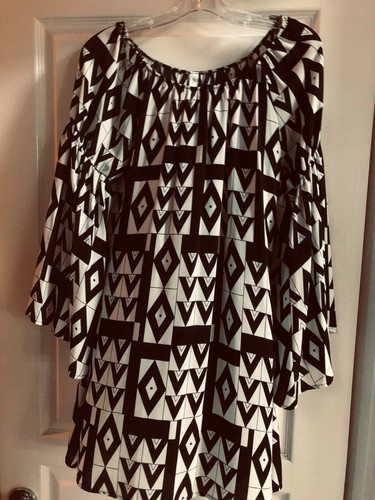 2Tee Couture Black and White Dress Size Small | eBay