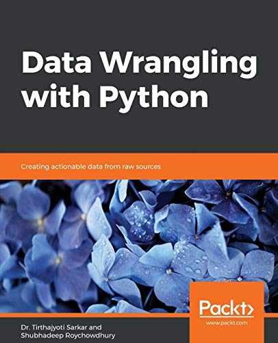 Data Wrangling with Python: - Paperback, by Sarkar Dr. Tirthajyoti; - Very Good 9781789800111| eBay