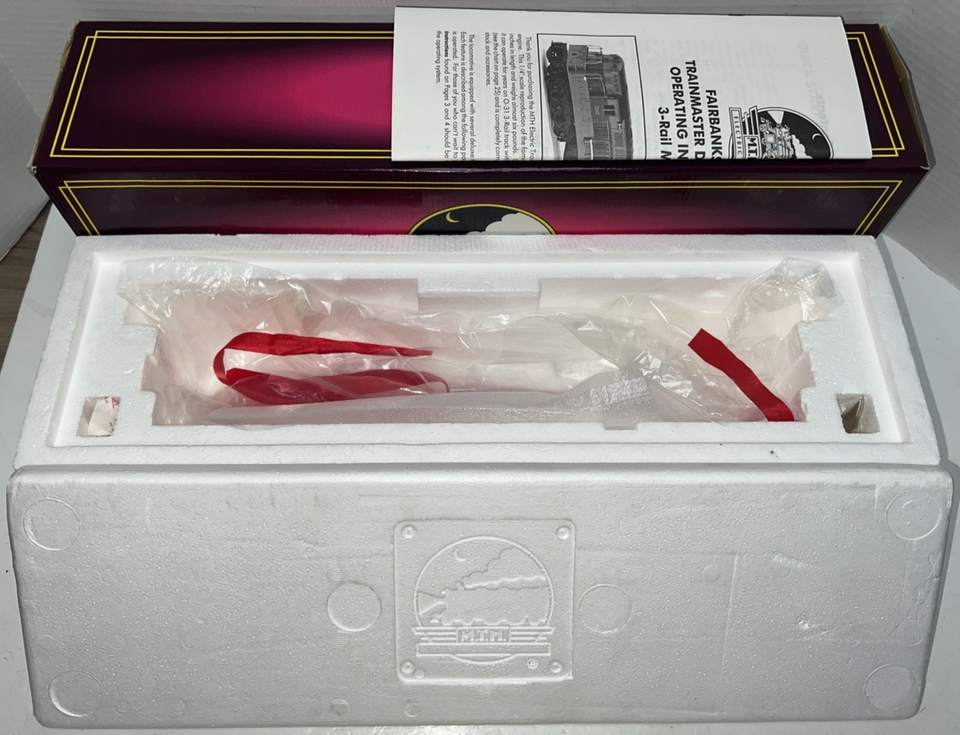 MTH O MT-2123LP SANTA FE FM TRAINMASTER DIESEL ENGINE PS #2580 EMPTY ...