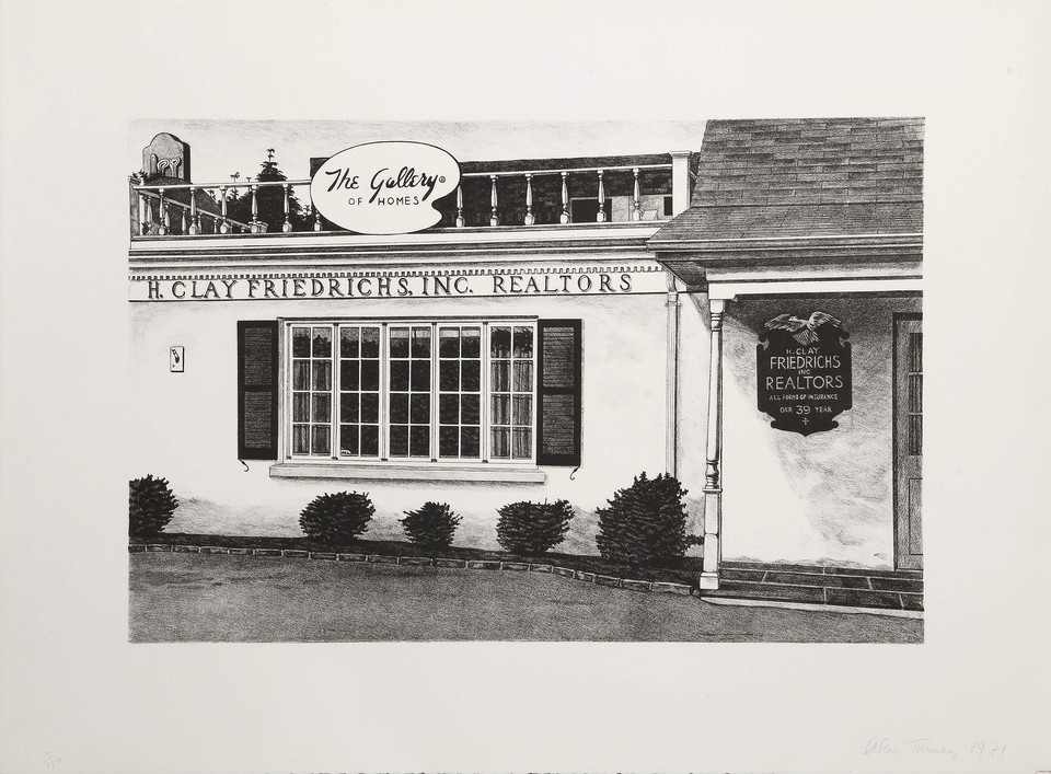 Alan Torey, The Gallery of Homes, Lithograph, signed, numbered and ...
