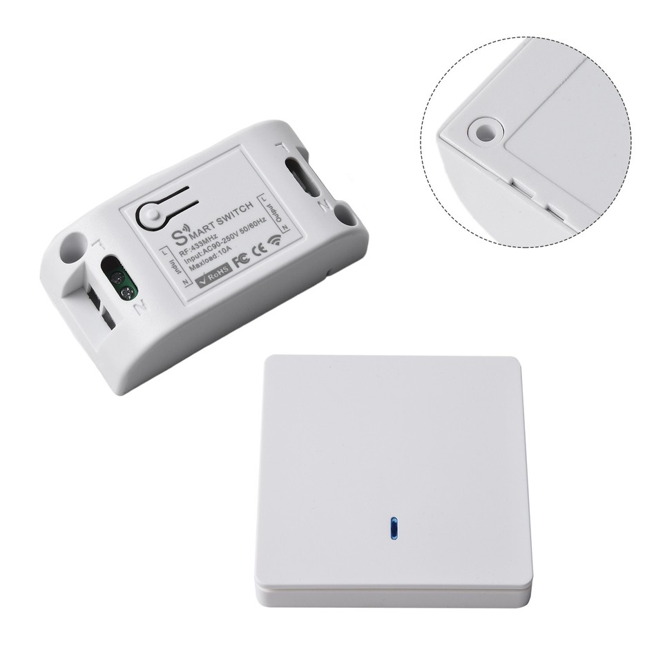 Double Switch Wireless Switch Light Switch Home Remote Control Switch ...
