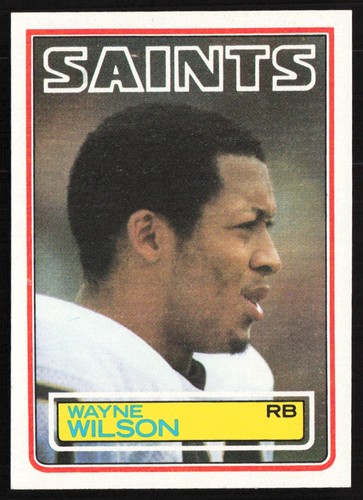 1983 Topps Wayne Wilson New Orleans Saints #119 | eBay