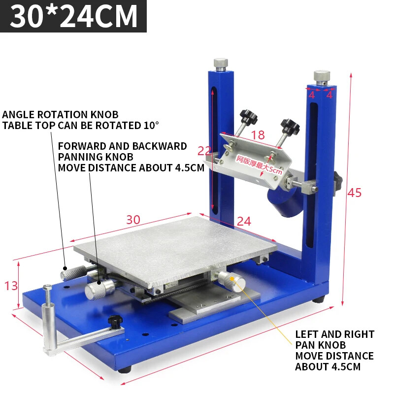 High Precision Screen Printing Table Hand Printing Table Screen ...