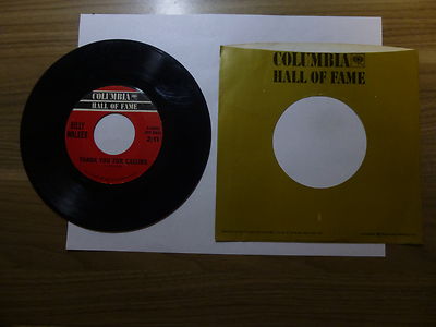 Old 45 RPM Record - Columbia 4-33047 - Billy Walker - Thank You For ...