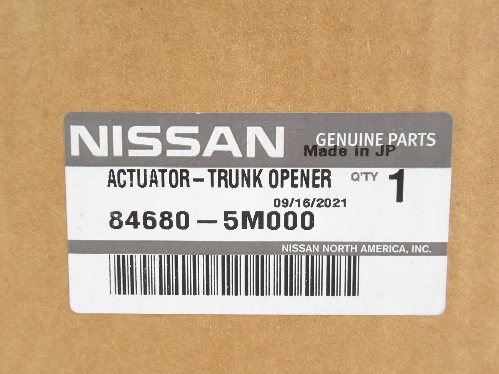 Genuine OEM Nissan 84680-5M000 Trunk Hatch Lock Solenoid Actuator 2000 ...