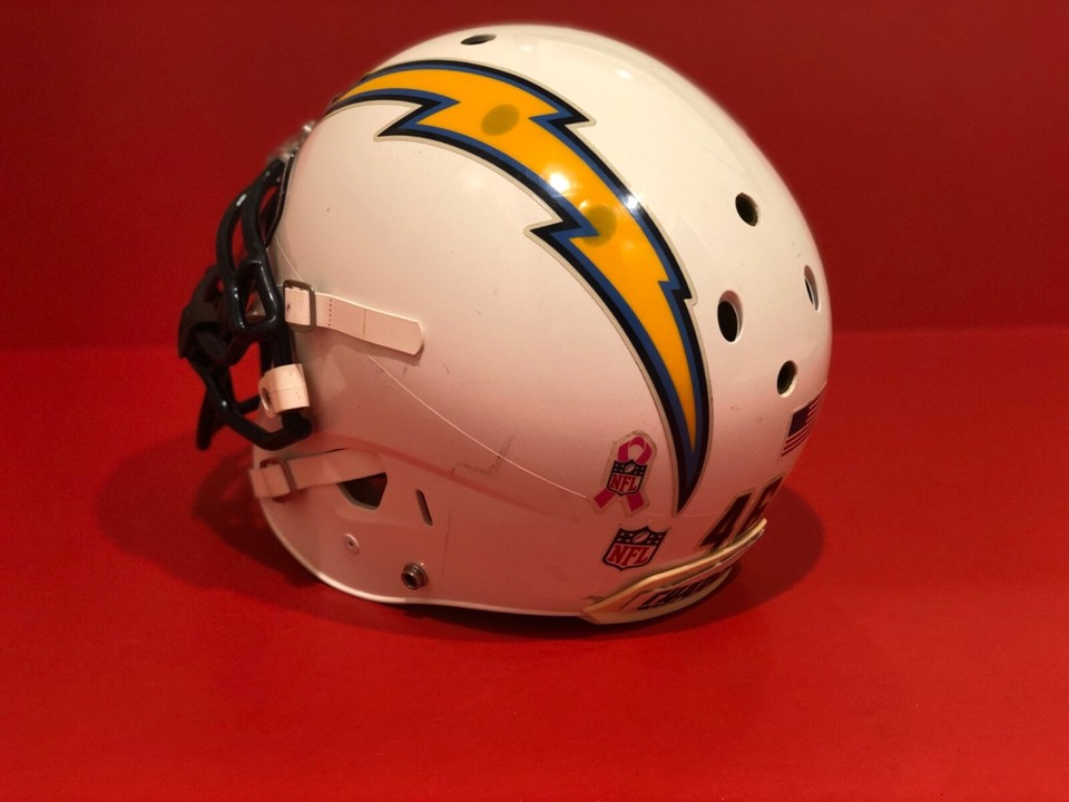 San Diego Chargers game used nfl football helmet #46 (2010) | eBay