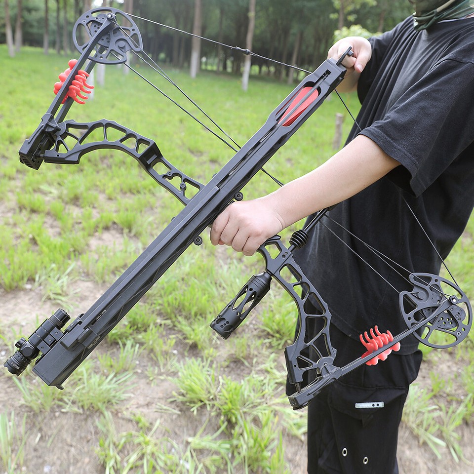Archery Rapid Bow Shooter Launcher 6 Arrow Compound Recurve Bow ...