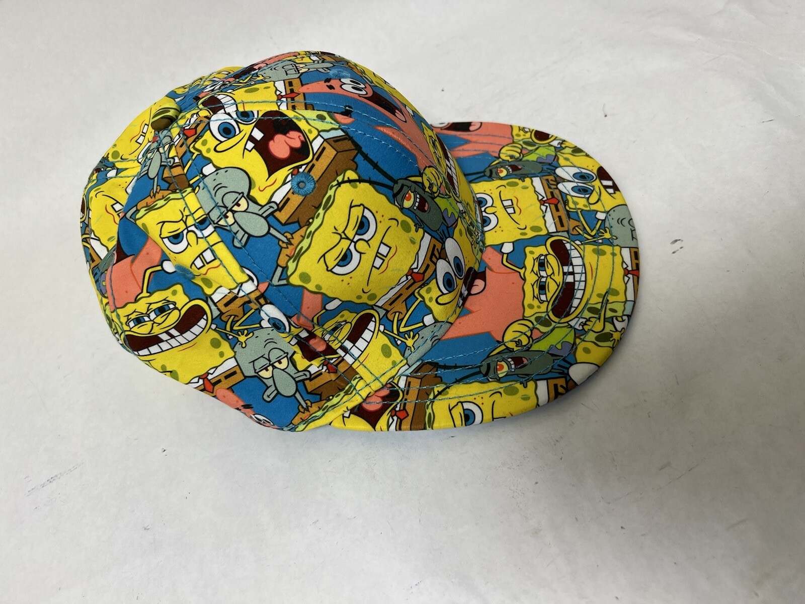 Nickelodeon SpongeBob All Over fitted hat cap 2011 V… - Gem