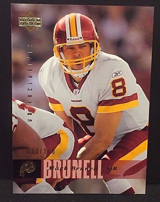 MARK BRUNELL 2006 Upper Deck UD EXCLUSIVES Parallel #195 Serial #d /100 ...