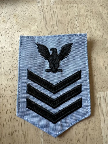 U. S. N. Navy Petty Officer 1st Class 3 Chevron Eagle Patch | eBay