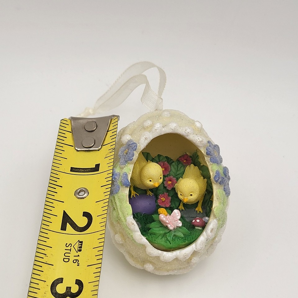 Hallmark Keepsake 2002 Easter/Spring Peepers Sugar Egg w/ Diorama Scene ...