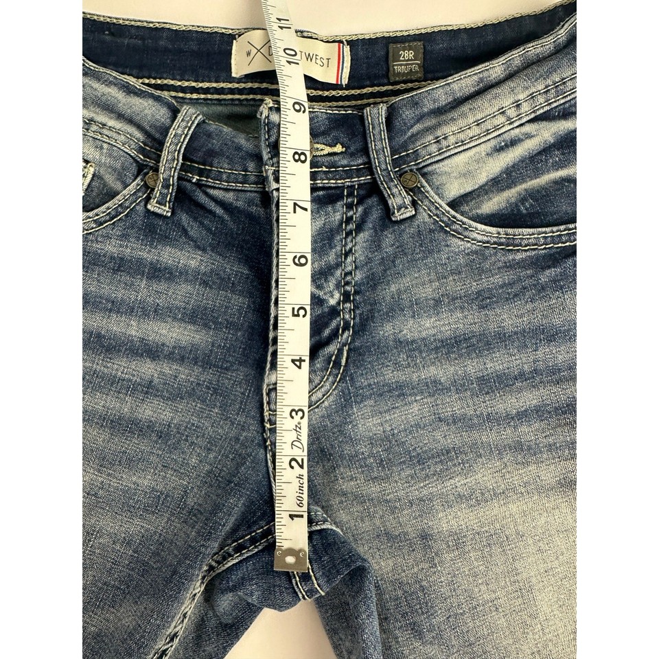 Departwest Size 28 x 32 Trouper Straight Stretch Jeans Low Rise ...