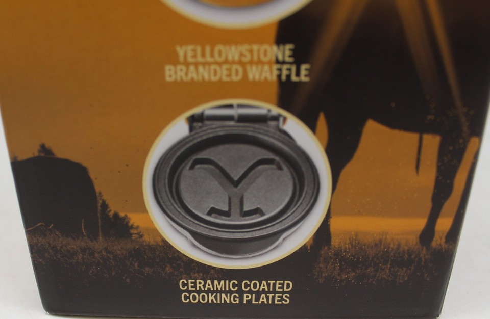 Yellowstone Mini Waffle Maker 4 Inch Yellowstone Branded Select Brands ...