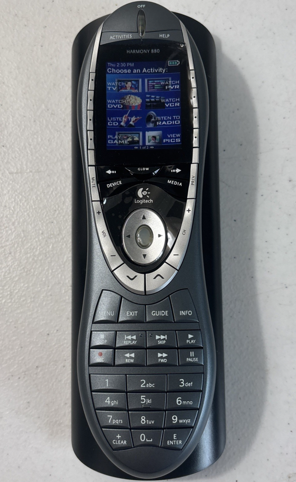 Logitech Harmony 880 Advanced Universal Remote Control Wireless Open ...