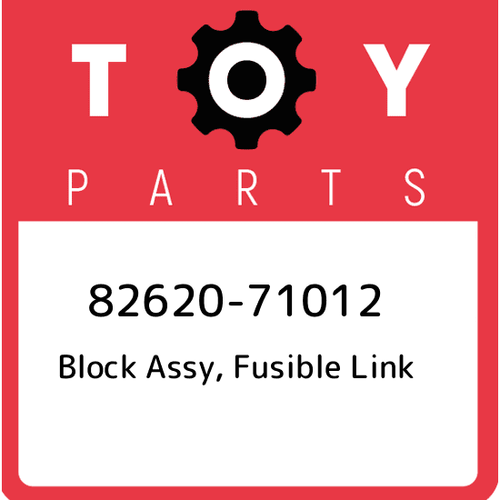 82620-71012 Toyota Block assy, fusible link 8262071012, New Genuine OEM ...