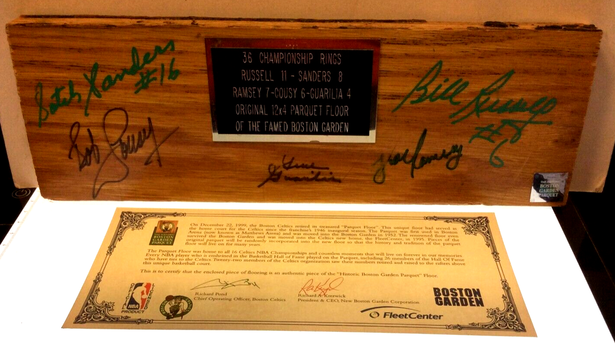 Old Boston Garden Parquet Floor