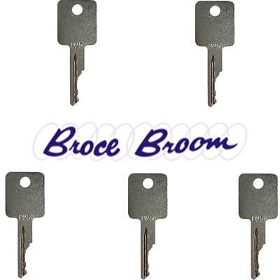 5Pcs Broce Broom & Sweeper ignition Keys D250 | eBay