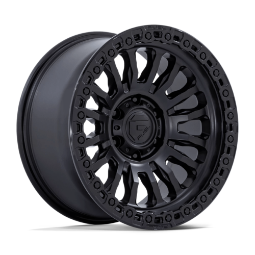 Fuel 1PC FC857 RINCON 18X9 6X135 +1 MATTE BLK WITH GLOSS BLK LIP Wheel ...
