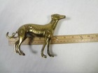 Vintage Racing Brass Greyhound Dog Figurine wax cast from sculpture 5 ...