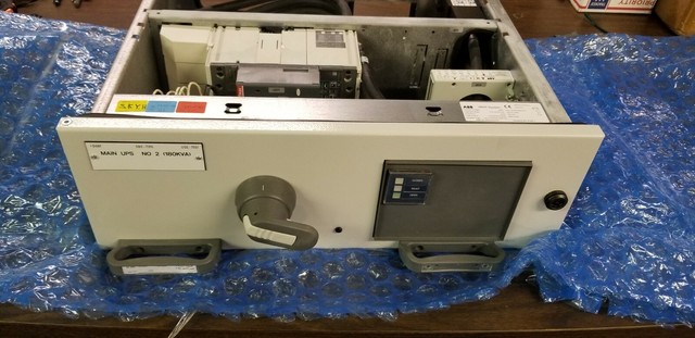 ABB WITHDRAWABLE MNS SYSTEM MODULE (For office use only MAIN UPS NO 2 ...