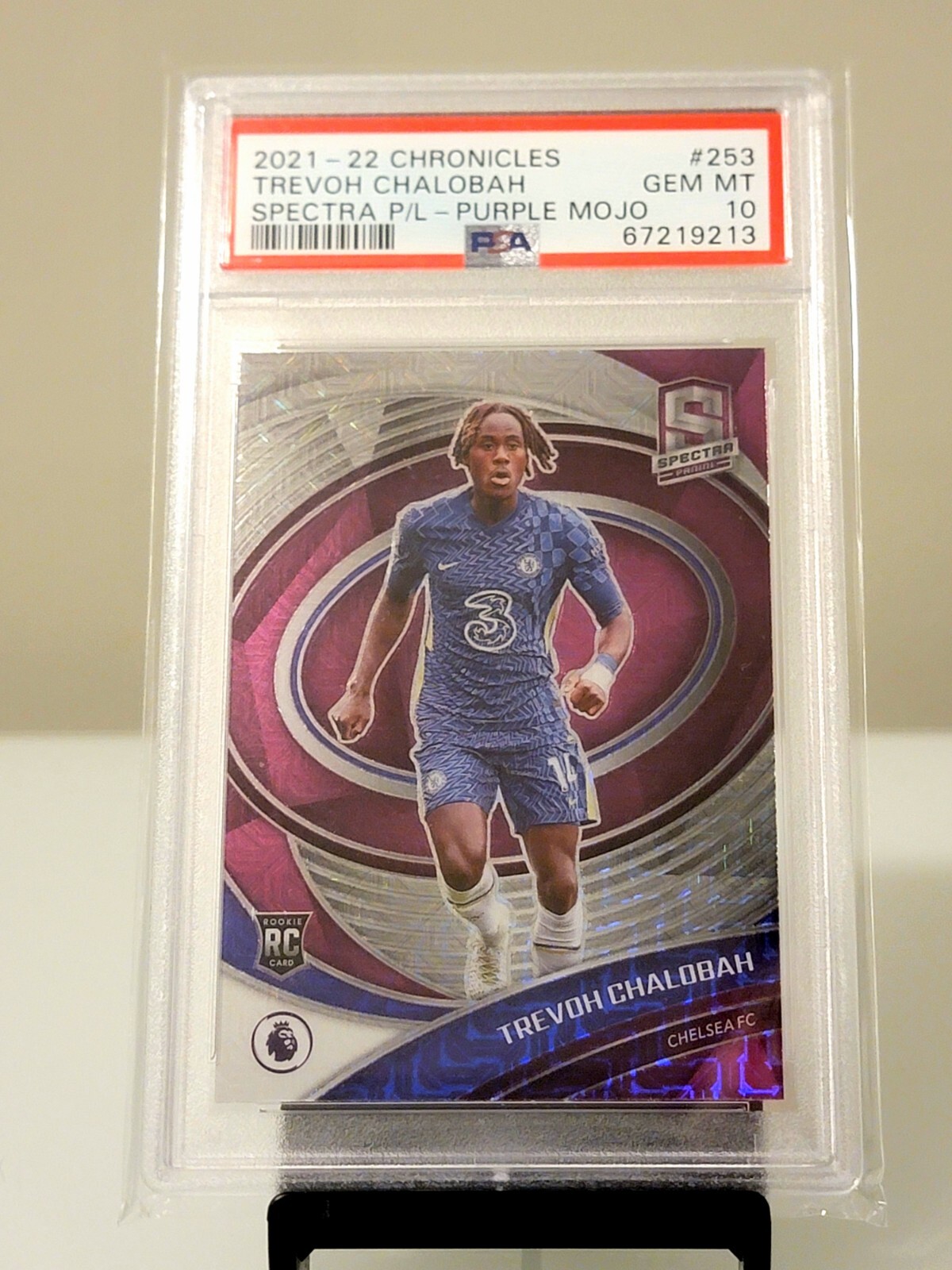 2021-22 Chronicles Trevoh Chaloba RC Spectra Purple Mojo GEM-MT PSA 10 ...