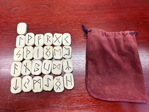 Elder Futhark Rune Stones, Set Of 25 Clay Runes | eBay