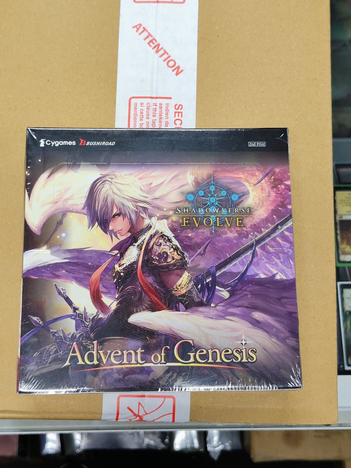 3 Boxes Of Shadowverse Evolved Advent Genesis, Reign Of Bahamut, Flame ...