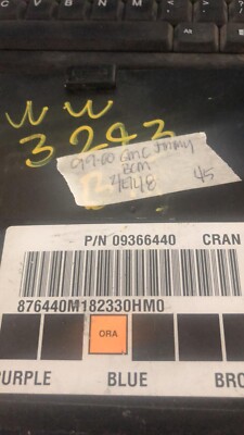 1999-2000 Chevy Blazer or GMC Jimmy bcm body control module 09366440 | eBay