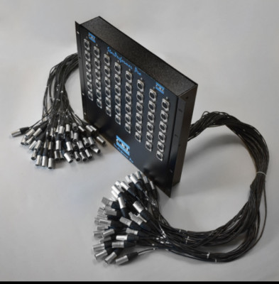 CBI 56 Splitter Rack w/10ft Mon Hardwired,10ft Main Split Snake (1) w ...