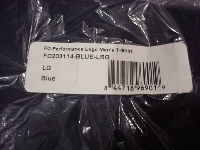 MIOP official Ford PERFORMANCE merch Men's LOGO T-SHIRT BLUE LARGE | eBay