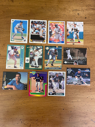 EDGAR MARTINEZ. 12 CARD LOT EX/MINT NEAR/MINT. | eBay